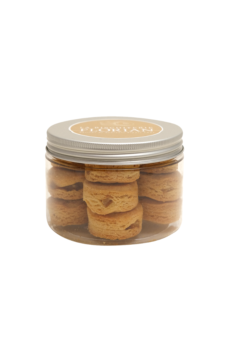 Pure butter mini shortbreads with candied orange - Biscuiterie Florian