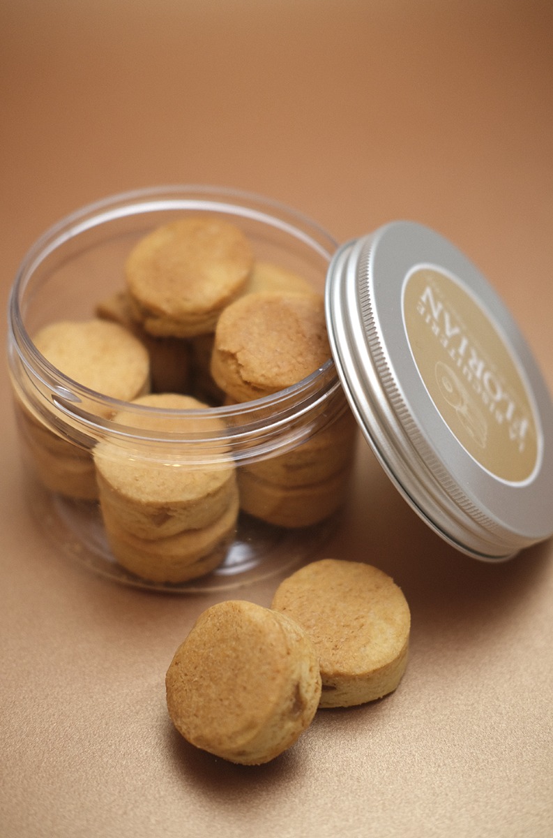 Pure butter mini shortbreads with candied orange - Biscuiterie Florian